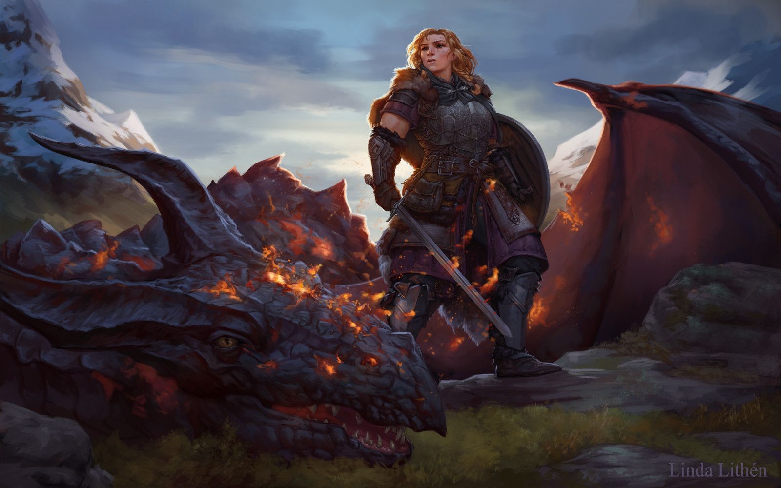 The Dragonborn by Linda Lithén | Scrolller