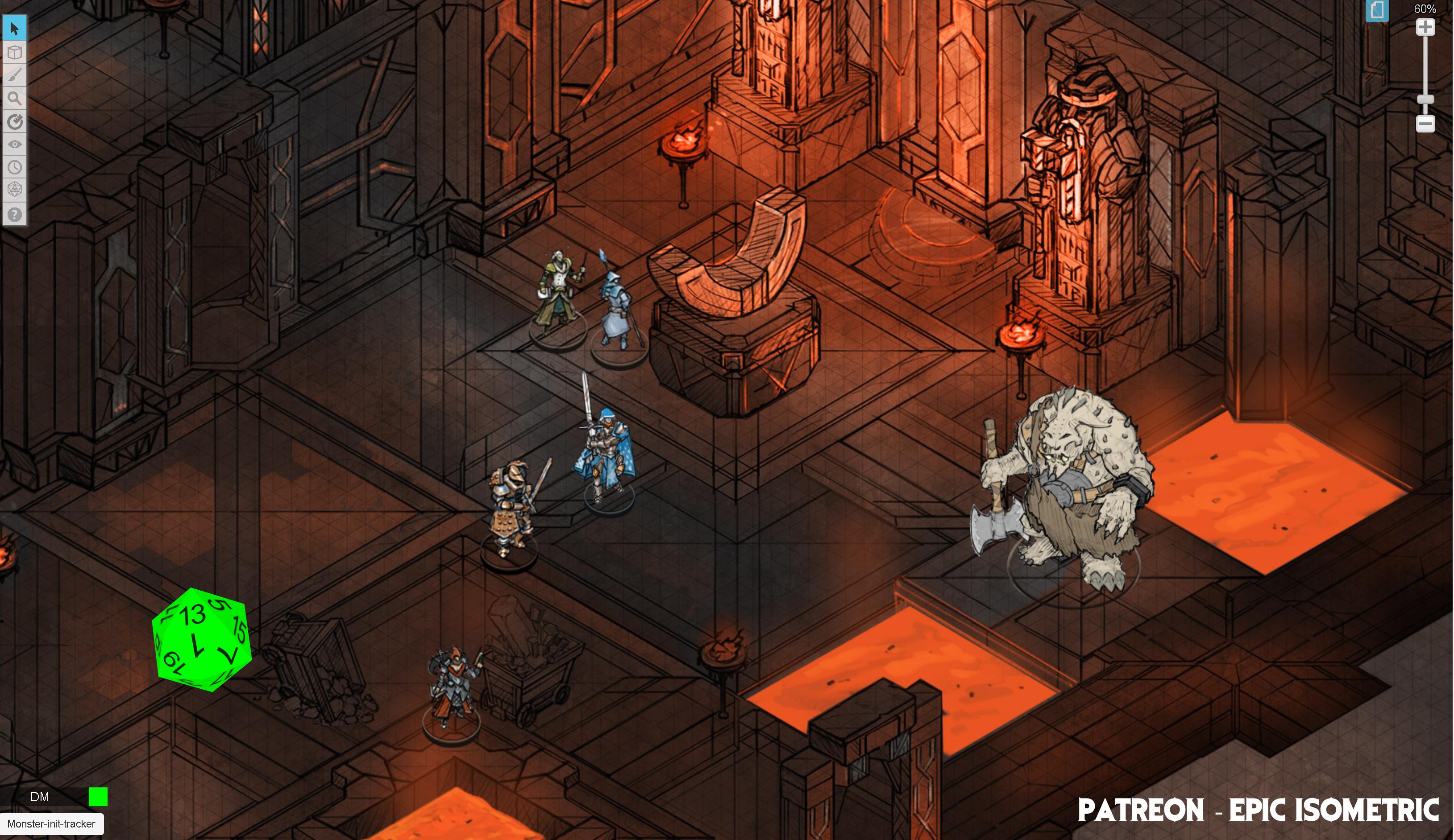 The Dwarven Mines [Battlemap] [isometric] | Scrolller