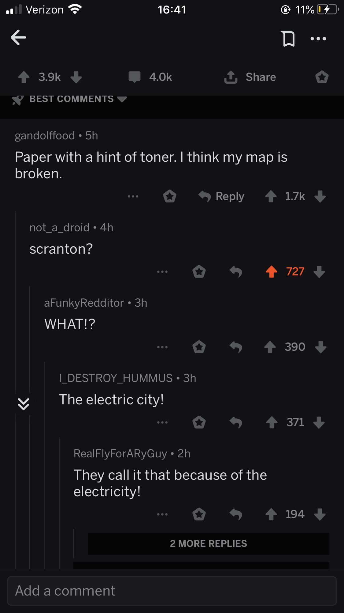 The electric city! | Scrolller