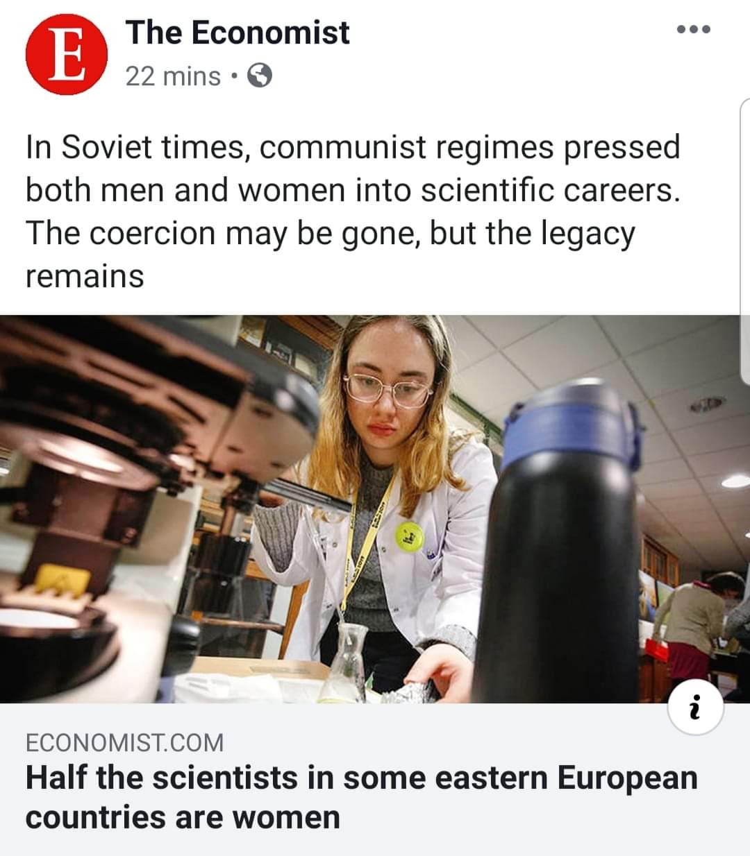 The evil Soviets, forcing women to be scientists | Scrolller