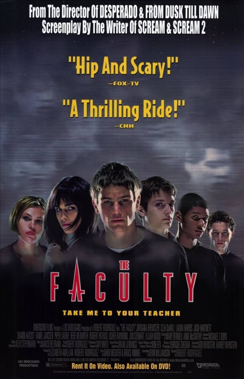 The Faculty (1998). One of the most underrated and sadly overlooked horror films of the 90s ...