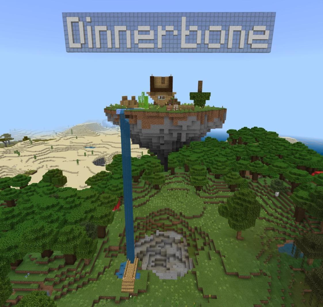 The final build in my world that I lost due to corruption. Dinnerbone Island. | Scrolller