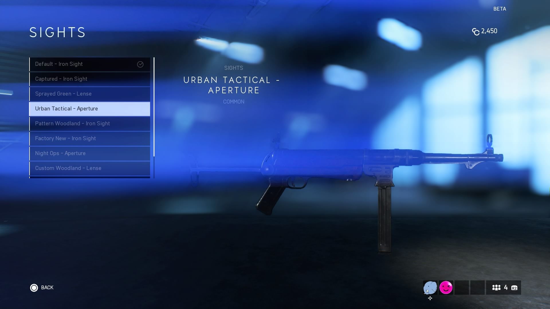 The glare on the weapon customisation screen is just silly, you can't see anything. | Scrolller