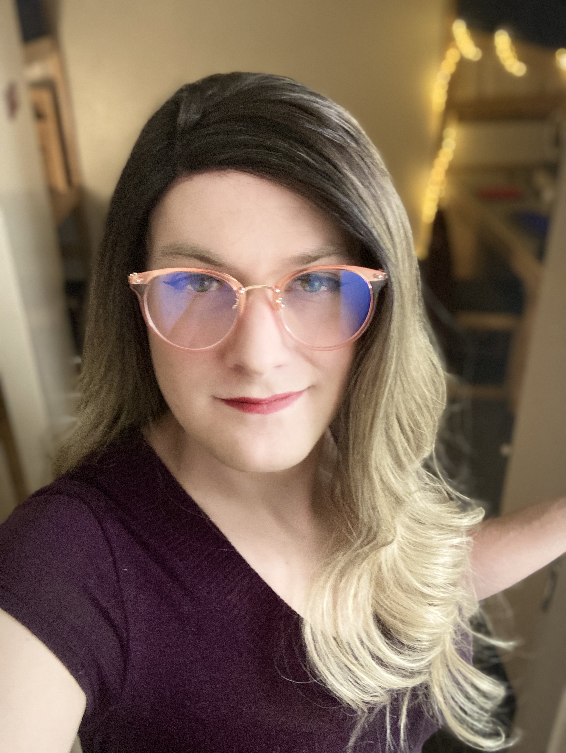 the glasses make me feel adorable!! | Scrolller