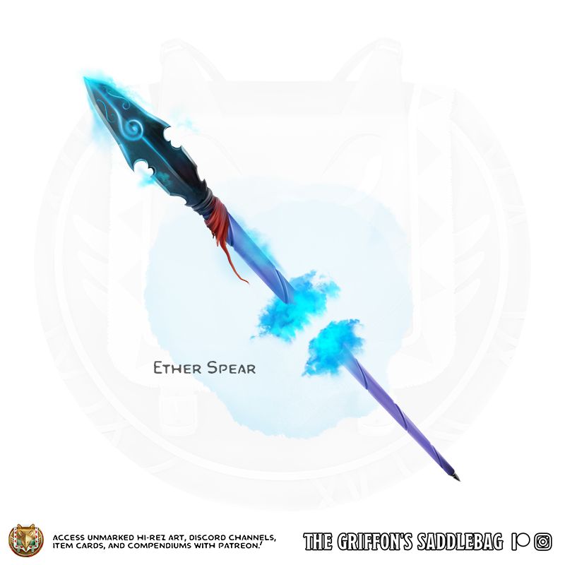 {The Griffon's Saddlebag} Ether Spear | Weapon (spear) | Scrolller