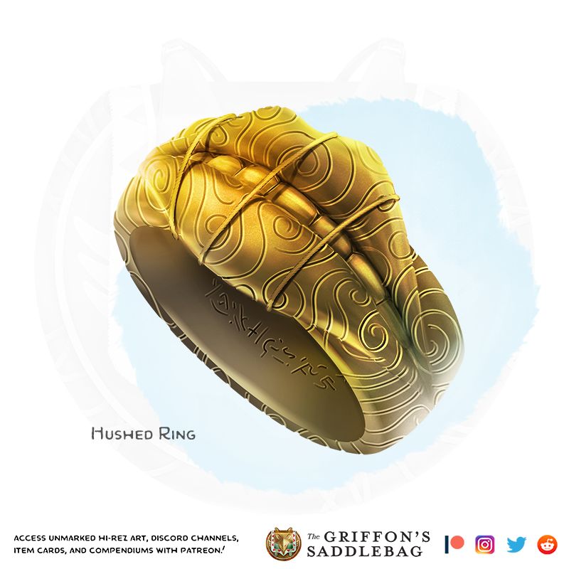 {The Griffon's Saddlebag} Hushed Ring | Ring | Scrolller