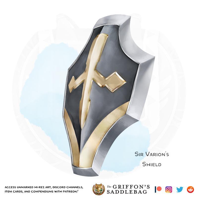 {The Griffon's Saddlebag} Sir Varion's Shield | Armor (shield) | Scrolller