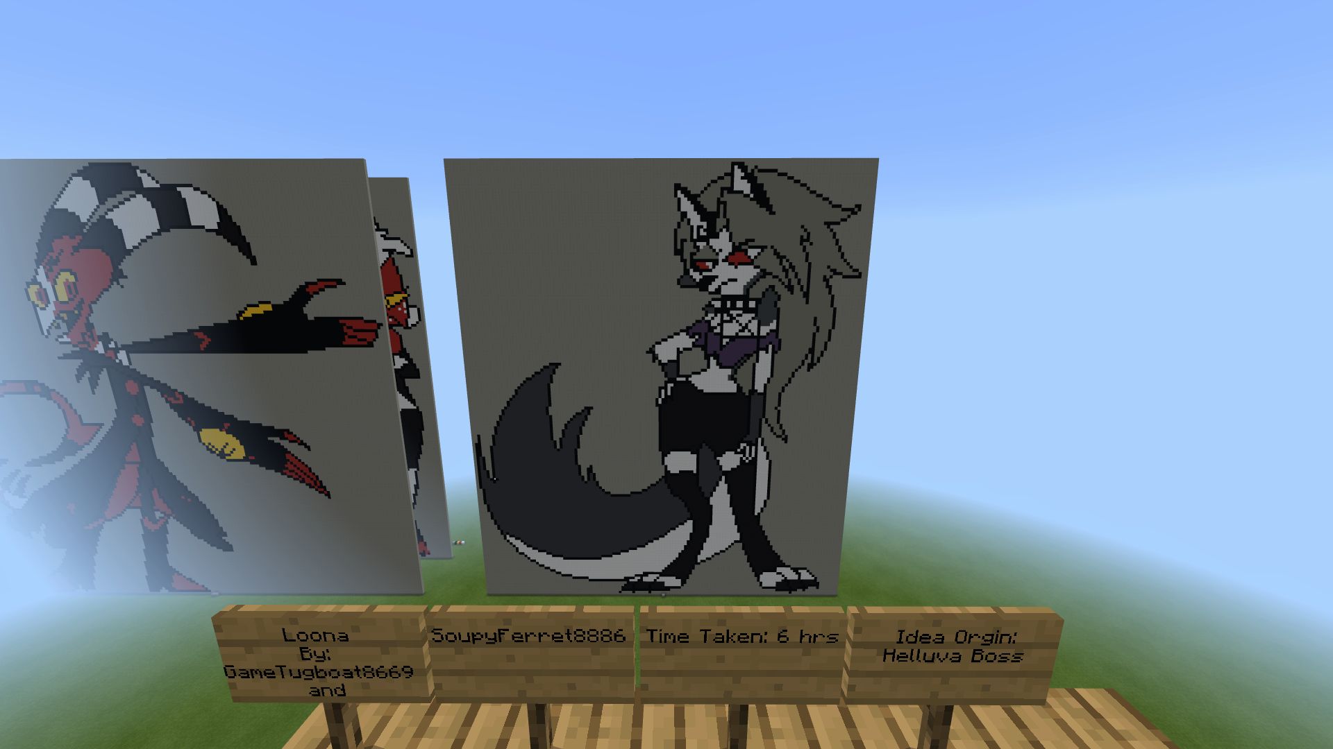 The hellhound known as Loona has been completed by us. Enjoy. | Scrolller