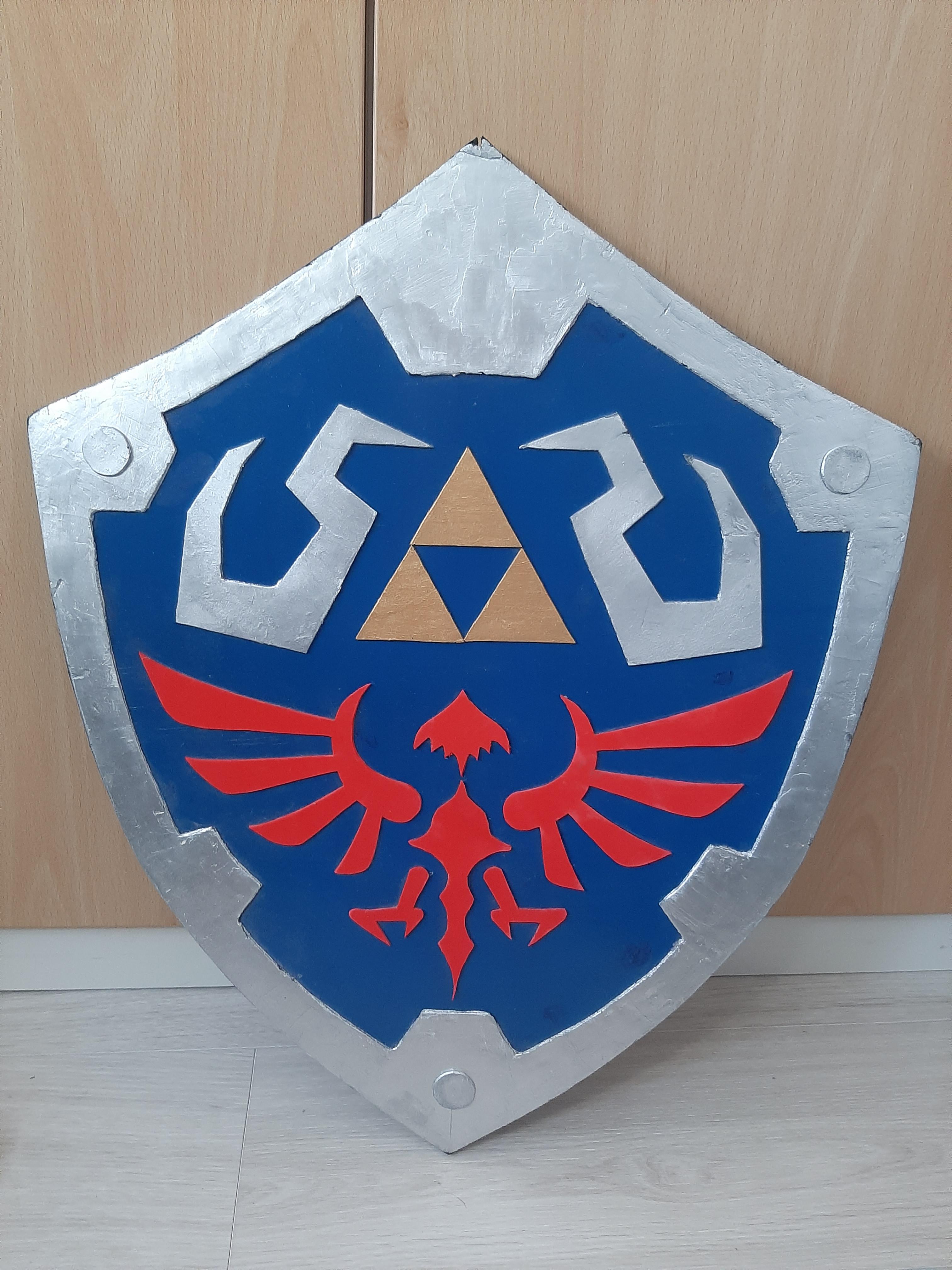 The Hylian Shield my older sister made for me | Scrolller