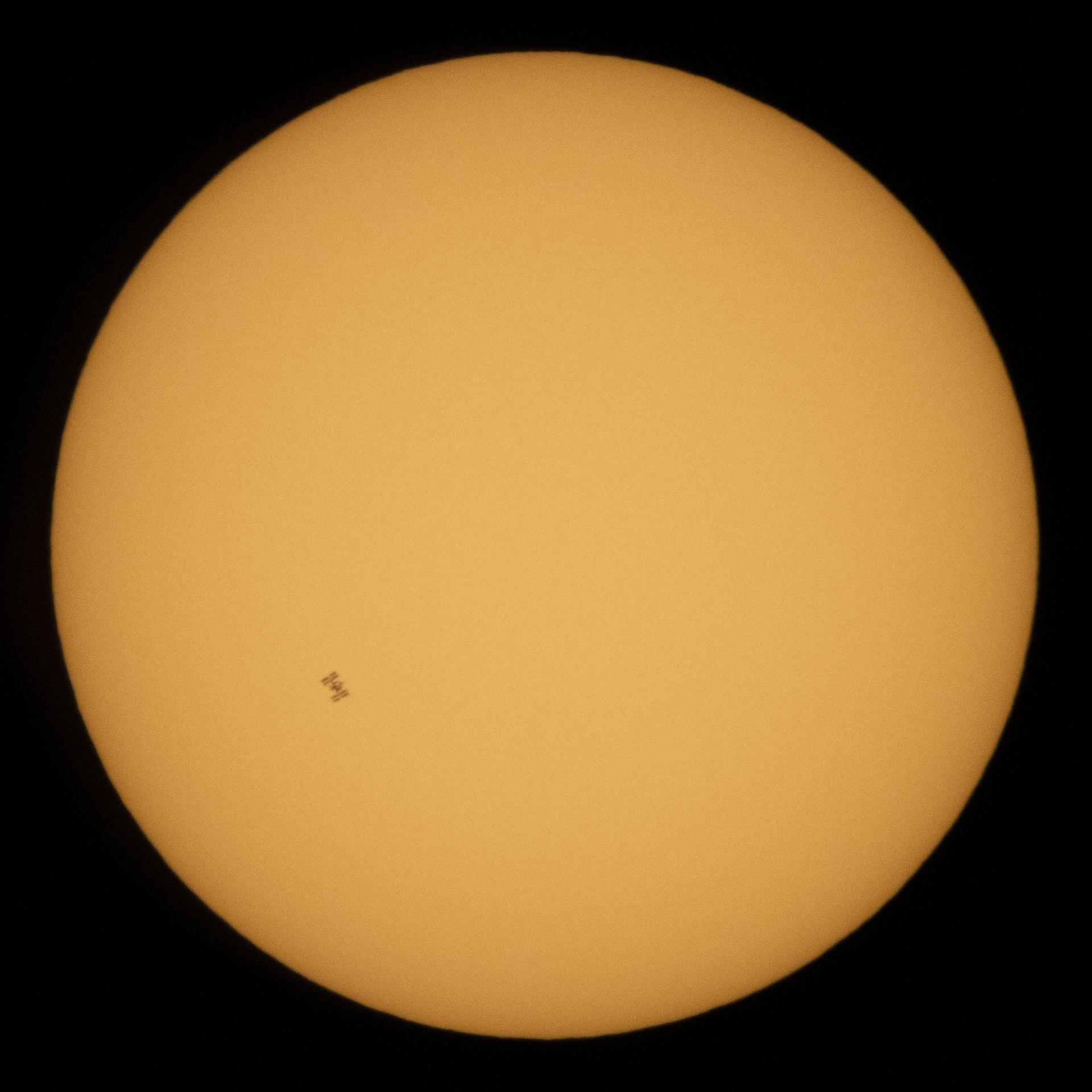  The International Space Station With A Crew Of Five Onboard Is Seen