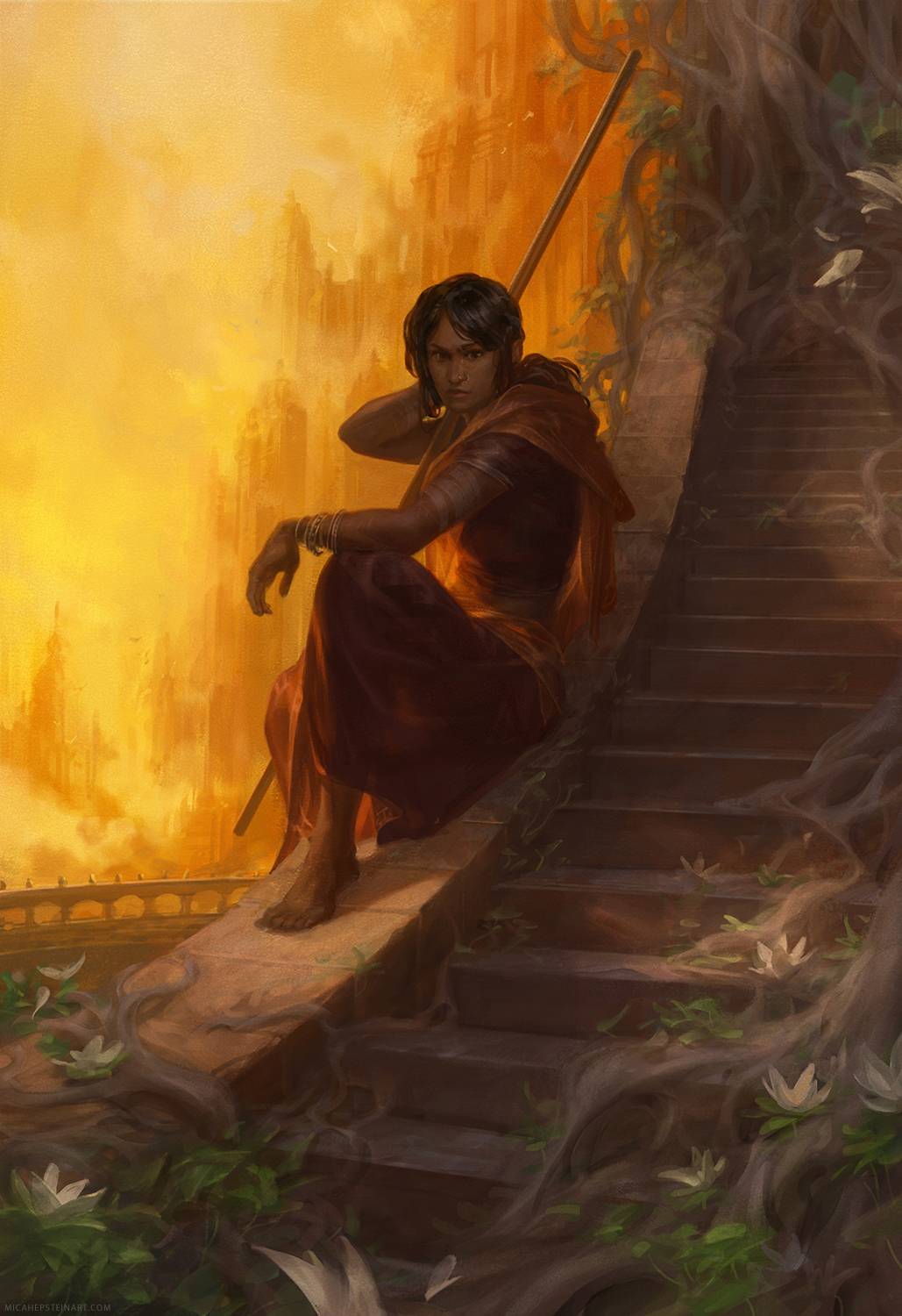 The Jasmine Throne cover by Micah Epstein | Scrolller