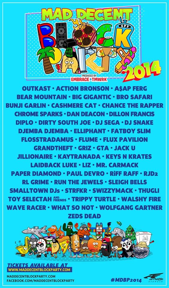 The Mad Decent Block Party lineup is absolutely insane. | Scrolller