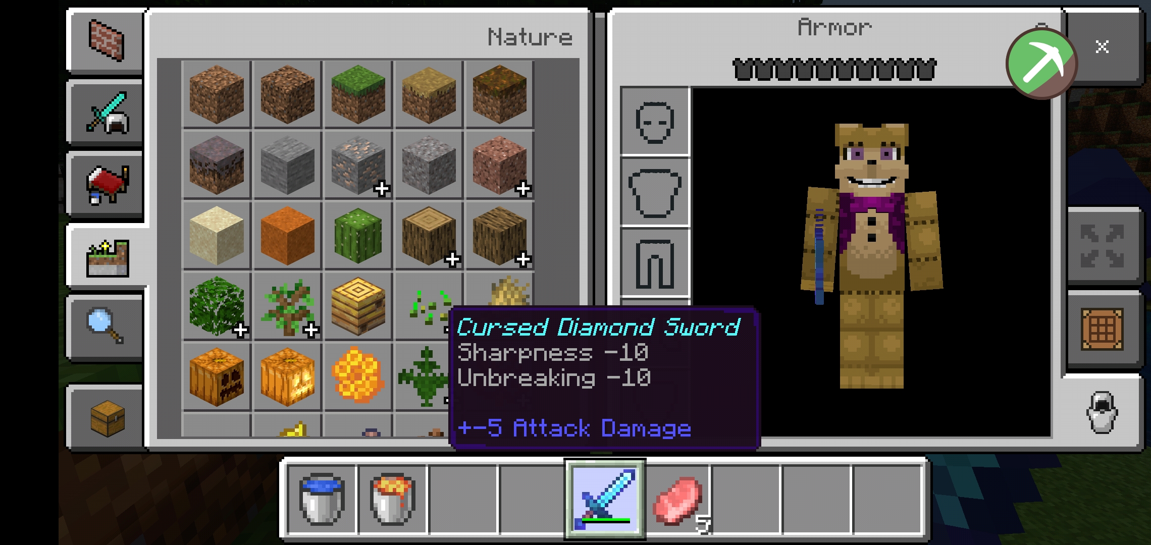 The Mcpe Cursed Diamond Sword | Scrolller