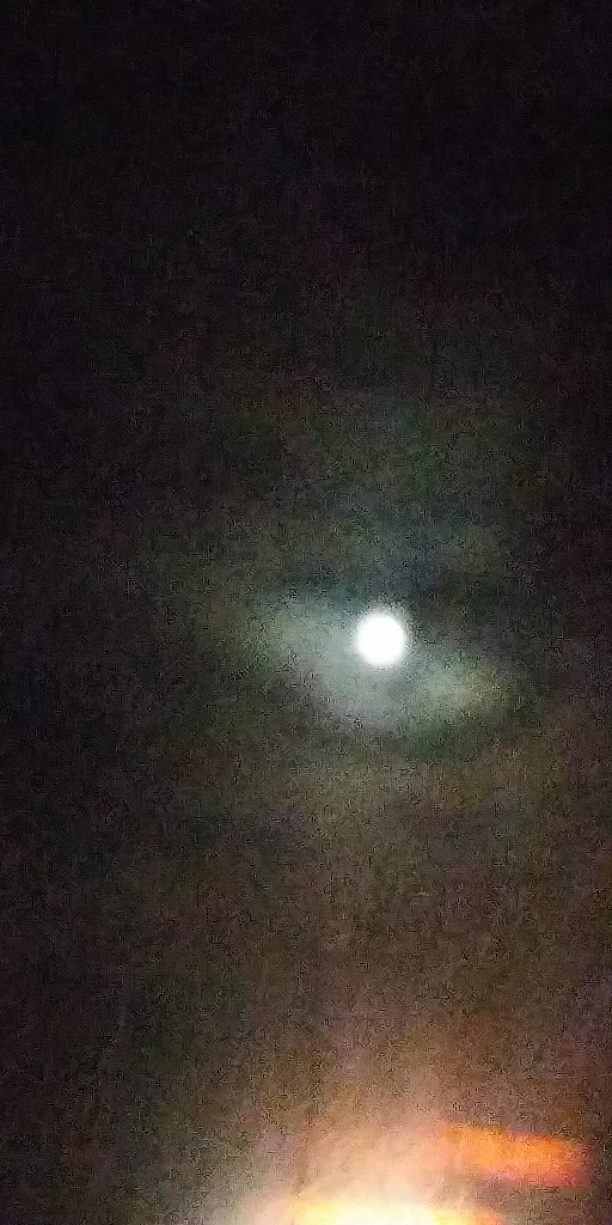 The moon and the clouds made an eye. I'm so scared | Scrolller