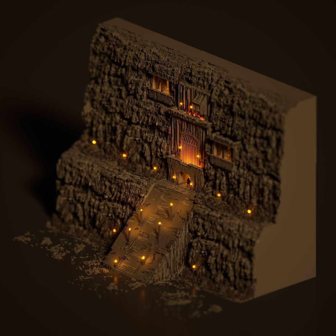 The Mountain Temple | Scrolller