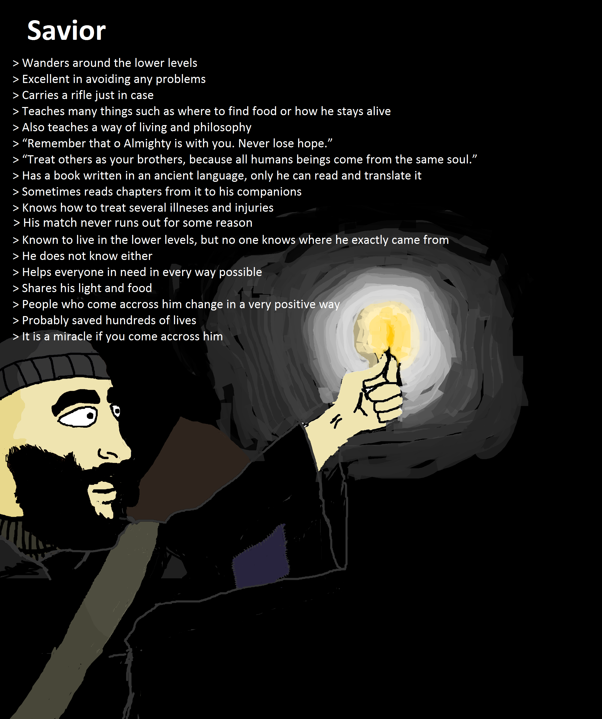 The myserious Savior of the lower levels | Scrolller