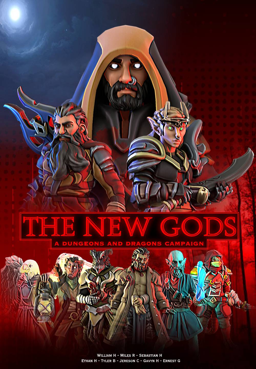 The New Gods, my friend's dungeons and dragons campaign :) | Scrolller