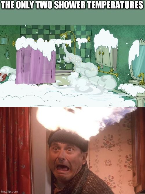 The only two shower temperatures | Scrolller