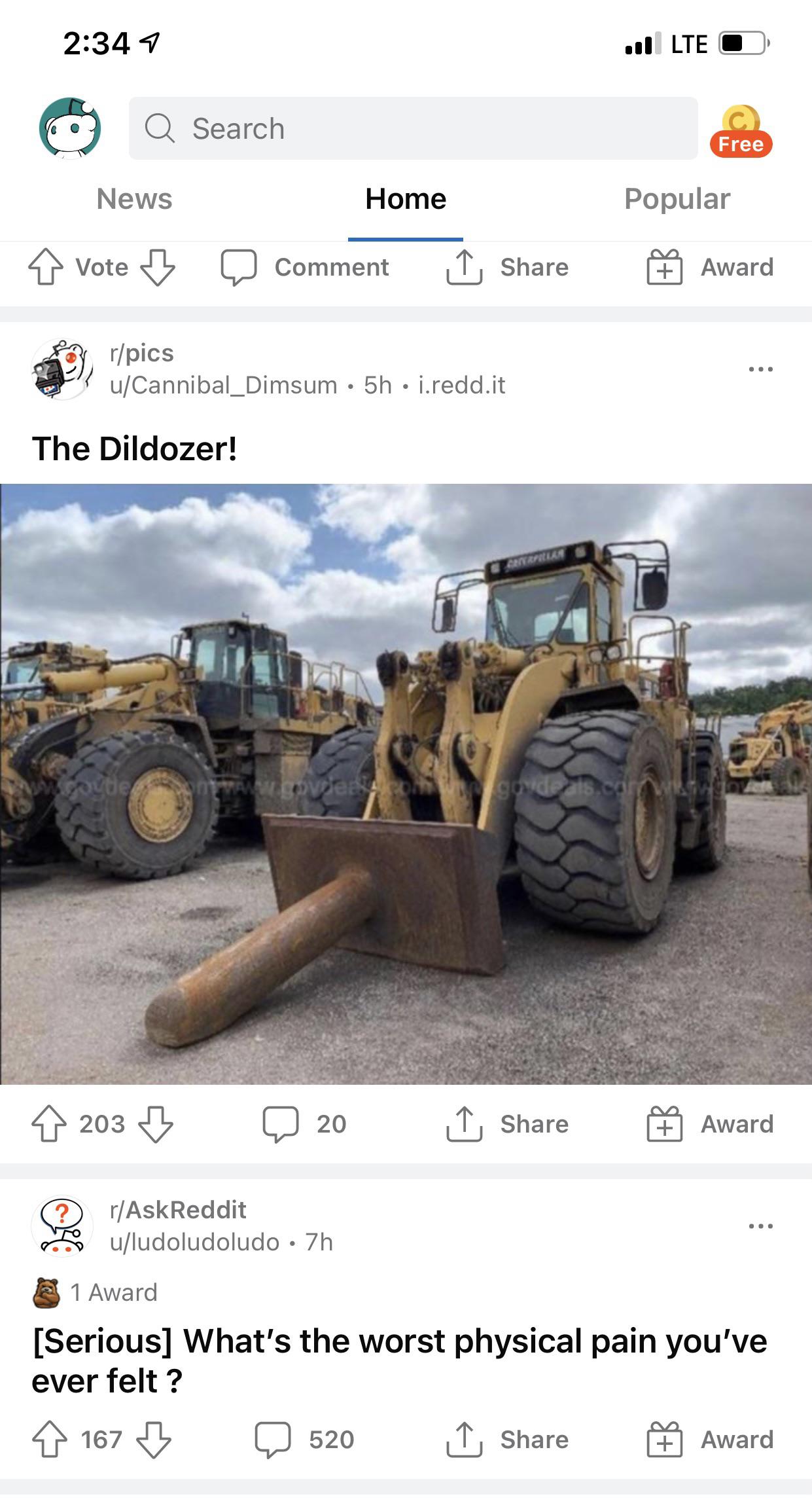 The placement of these two posts I thought to be very serendipitous for a laugh. | Scrolller