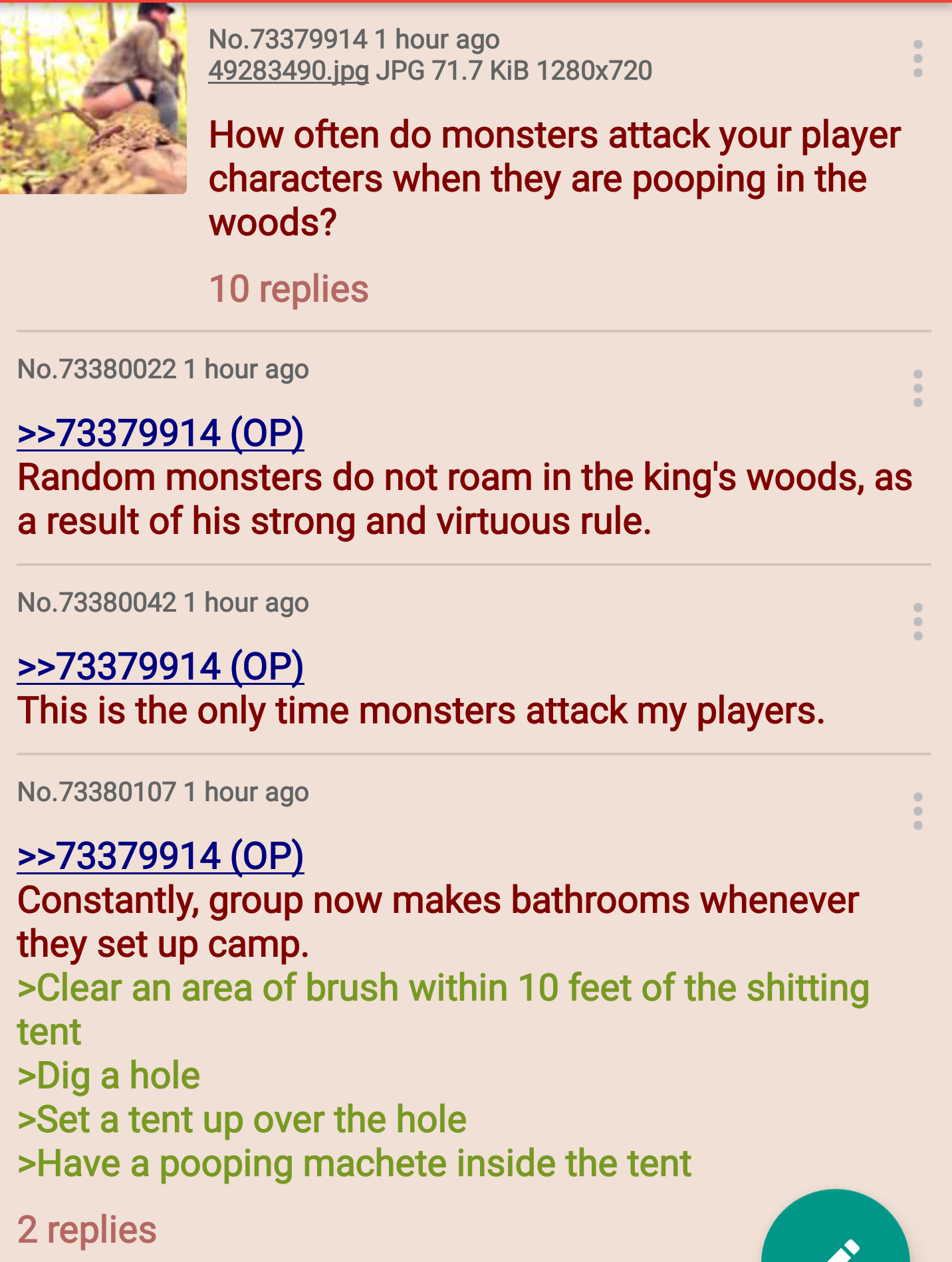 The pooping machete | Scrolller