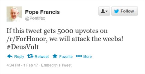 The pope has spoken brothers! | Scrolller