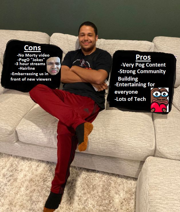 The pros and cons of the last couple streams | Scrolller