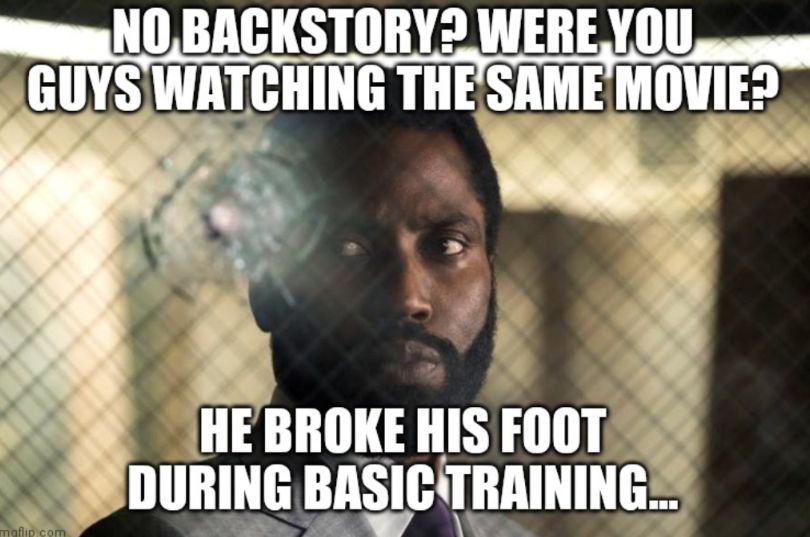 "The Protagonist has no backstory..." | Scrolller