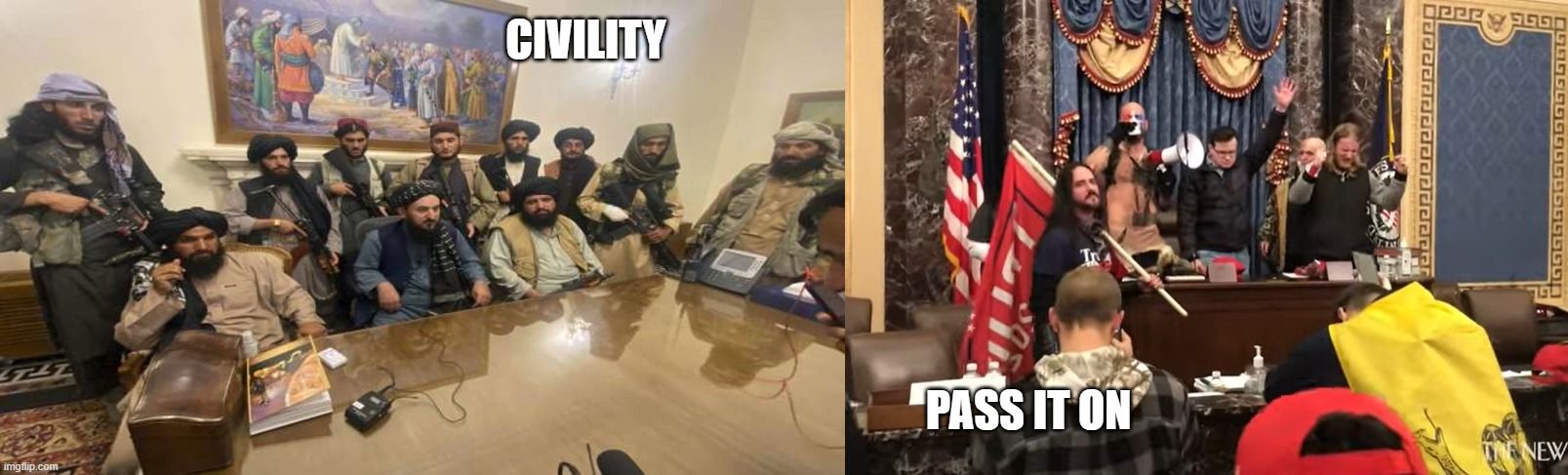 The real difference between Taliban and QAnon | Scrolller