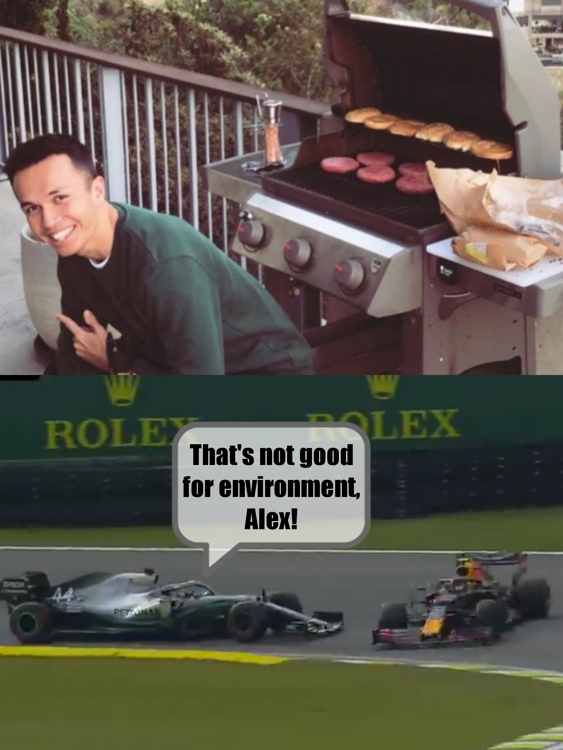 The real reason Why Hamilton hits Albon | Scrolller