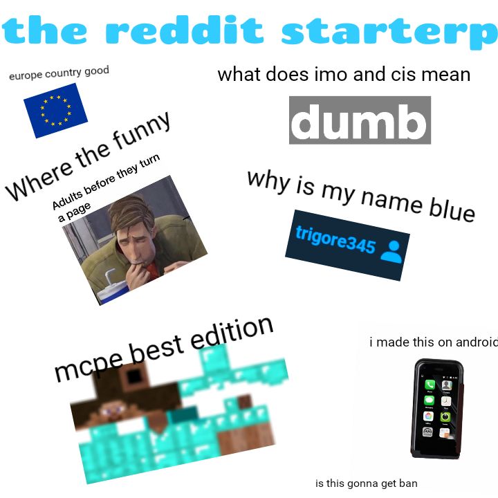 The reddit starterpack | Scrolller