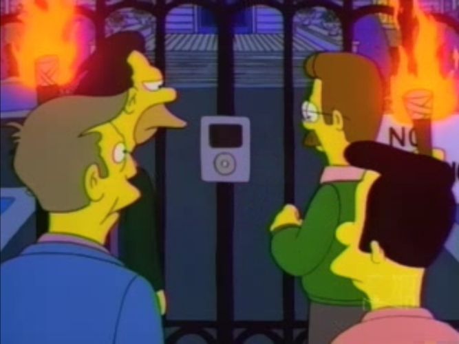 The Simpsons Invent the iPod in 1996 | Scrolller