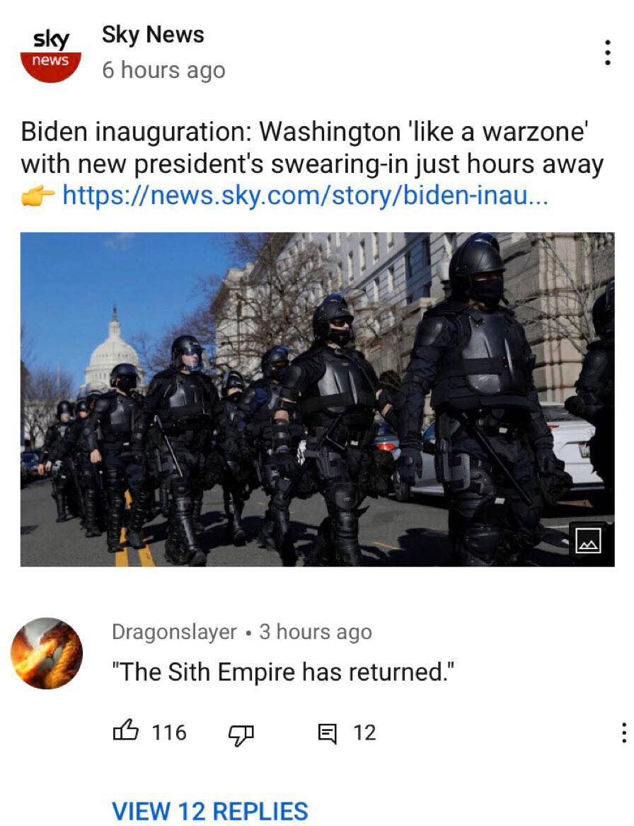 The Sith Empire has returned. | Scrolller