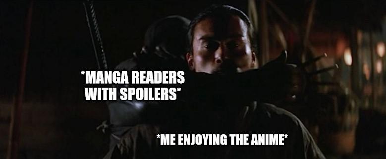 The spoiling manga reader is a fearsome enemy | Scrolller