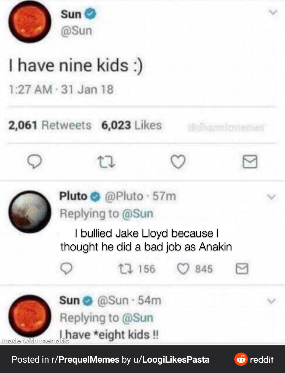 *the Sun disowns Pluto* | Scrolller