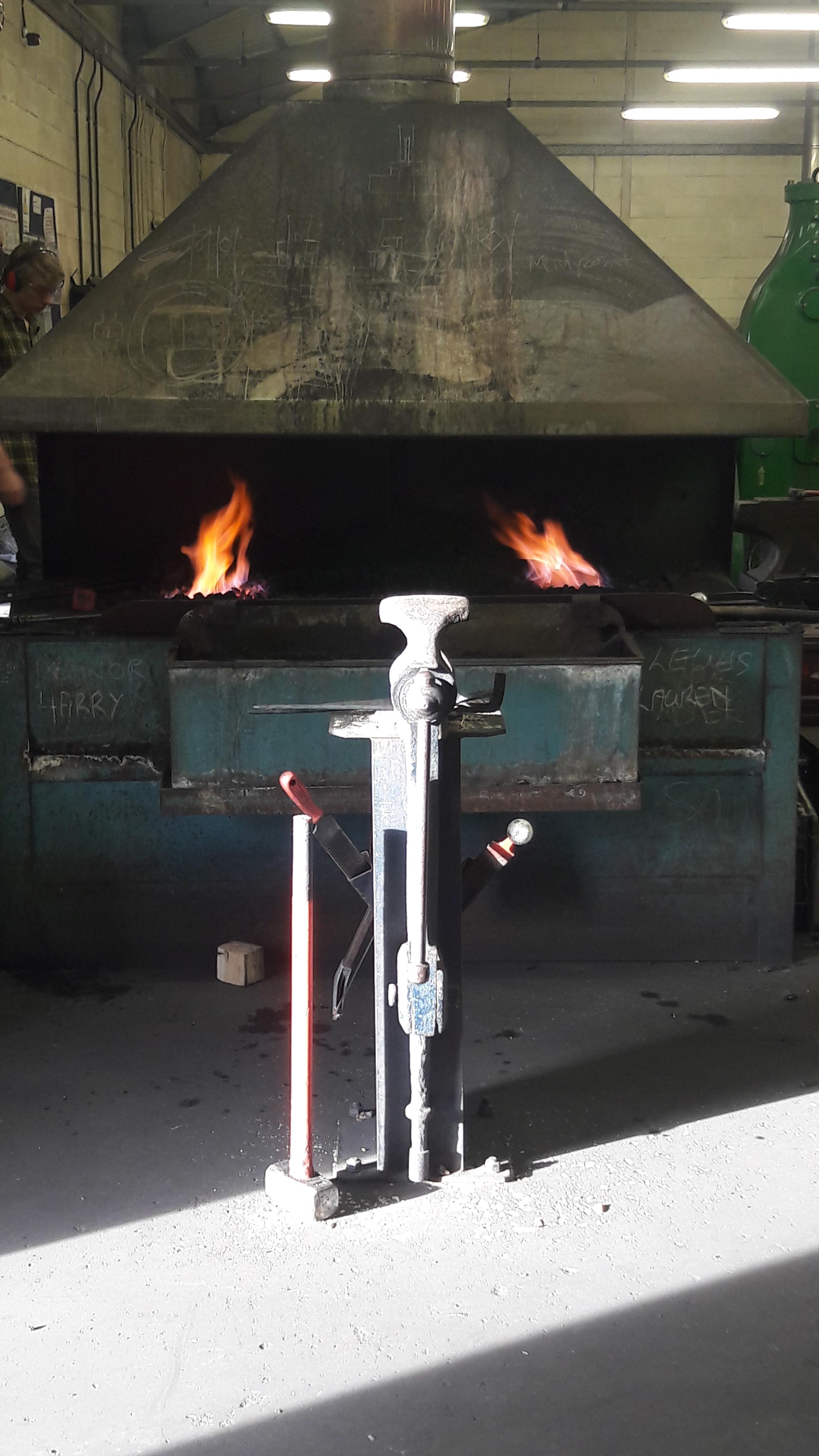 The sun looked particularly nice on the leg vice today. | Scrolller