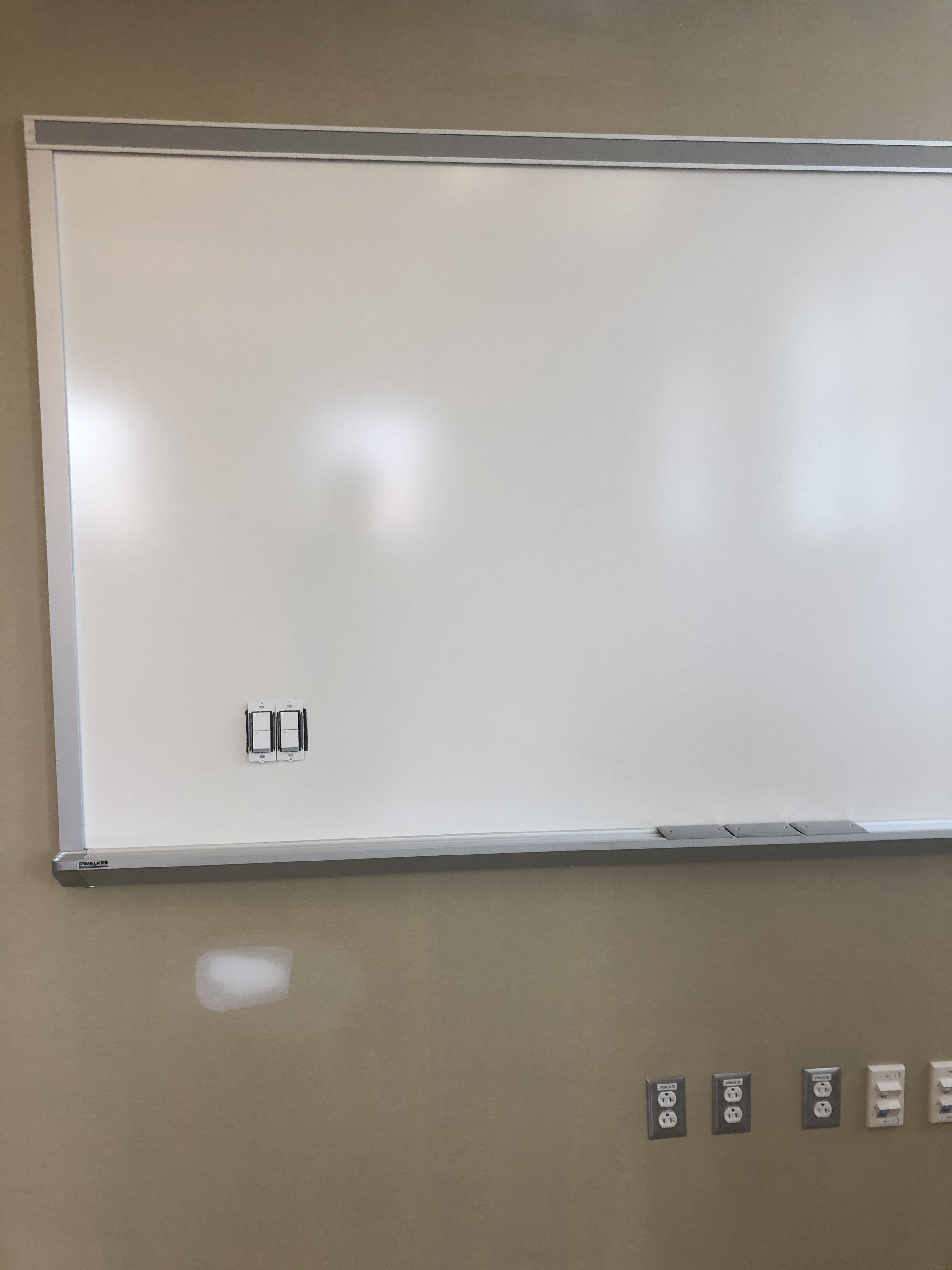 The switches and the whiteboard were in the same place on the schematics. | Scrolller