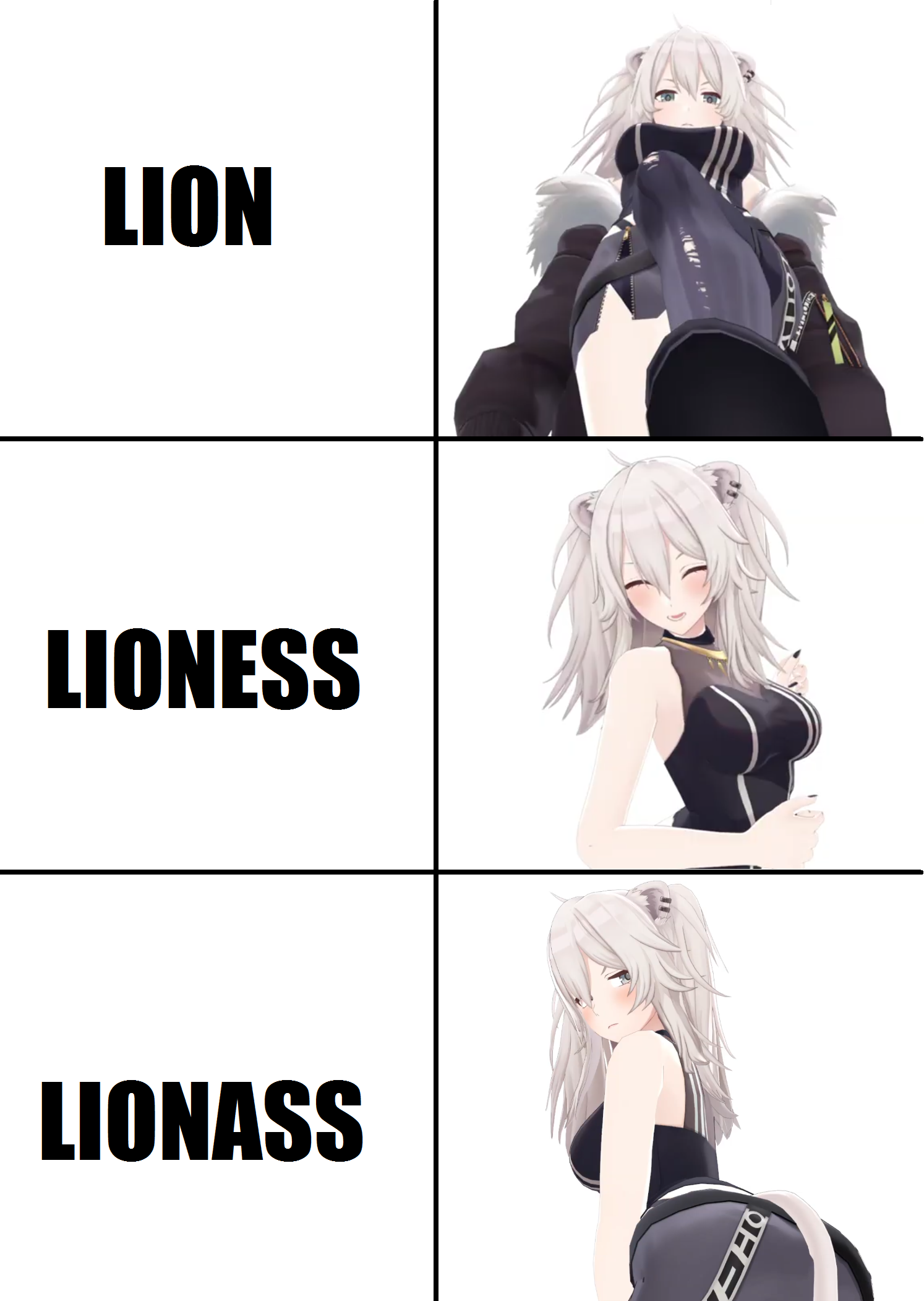 The three stages of Botan | Scrolller