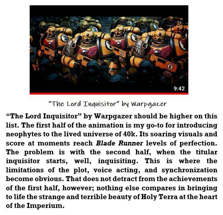 THE TOP 10 WARHAMMER 40K FAN ANIMATIONS, #7 | Scrolller