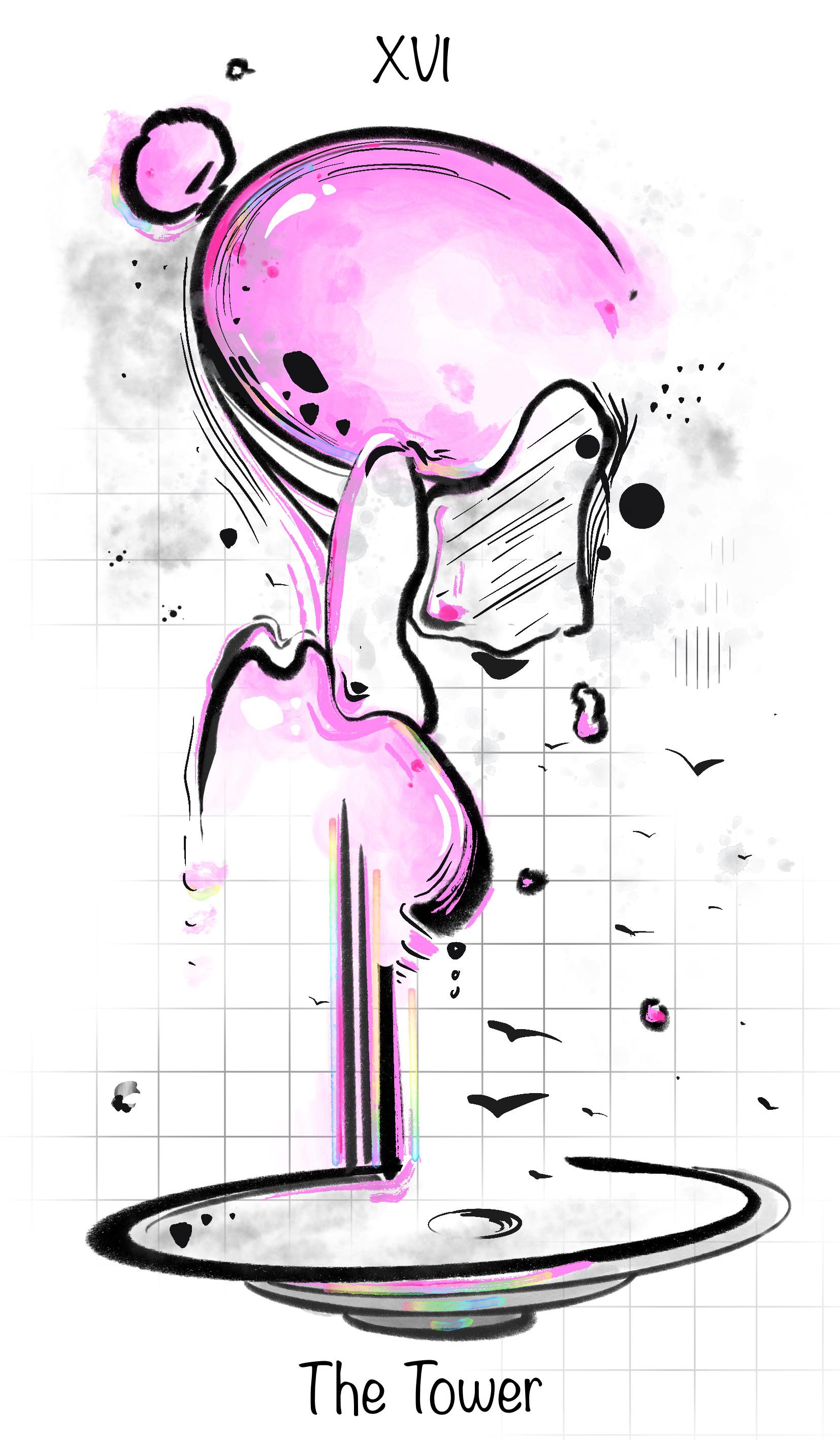 The Tower, me, created in Procreate. See the comments for more details! | Scrolller