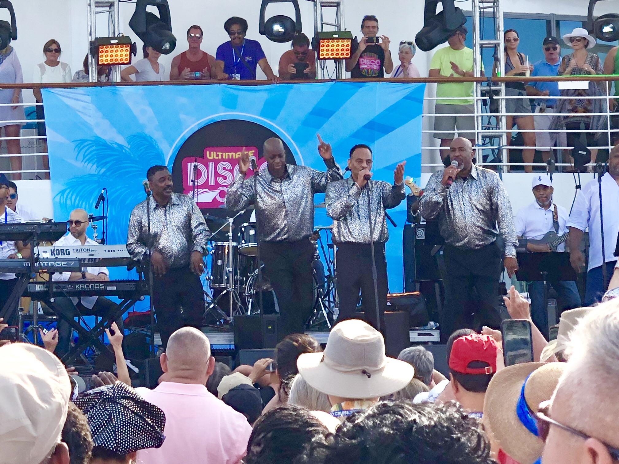 The Trammps doing Disco Inferno on the Ultimate Disco Cruise today. | Scrolller