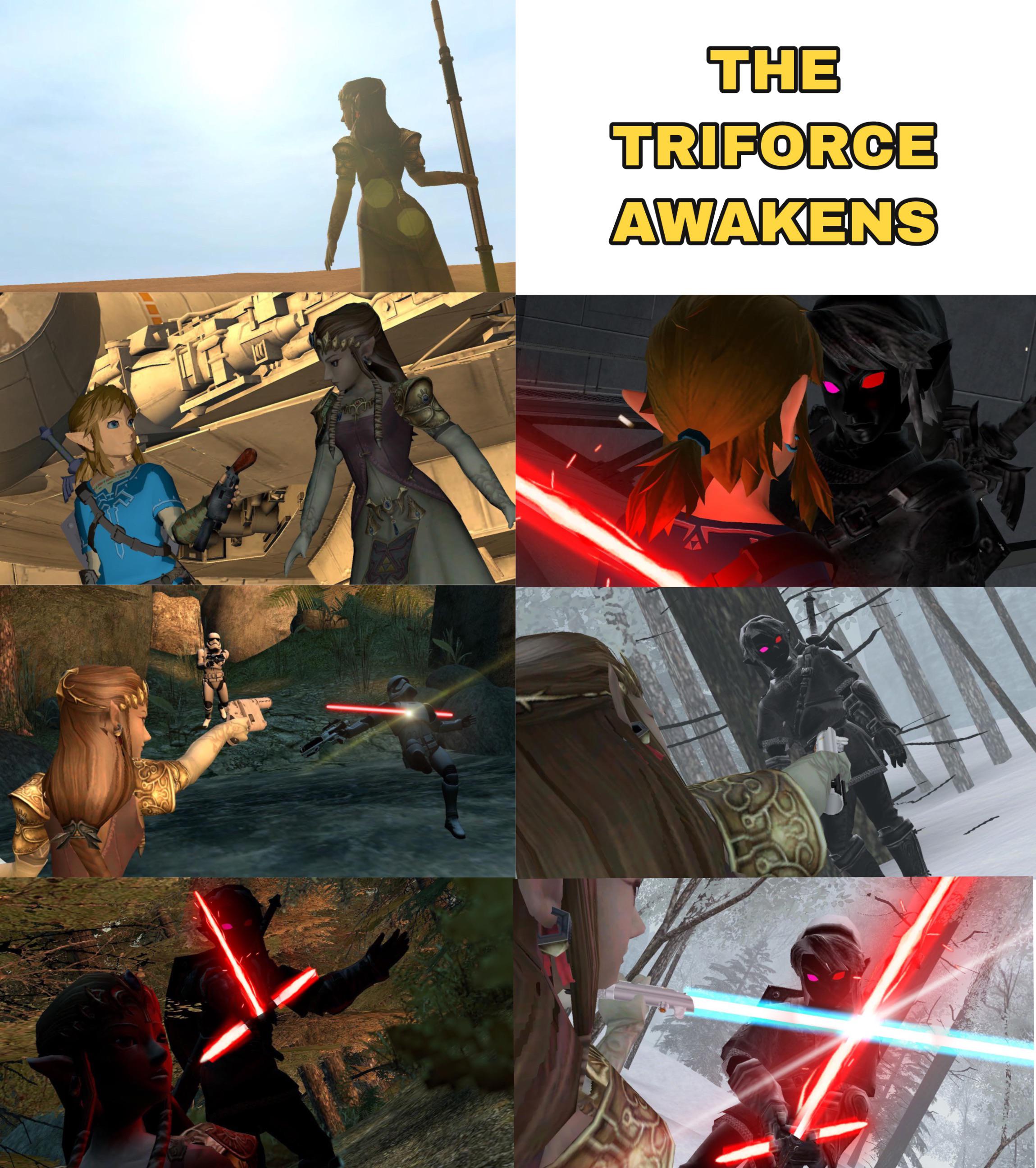 The Triforce Awakens, captured on GMod | Scrolller