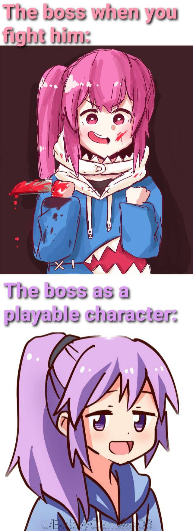 The two sides of Trapu-chan | Scrolller