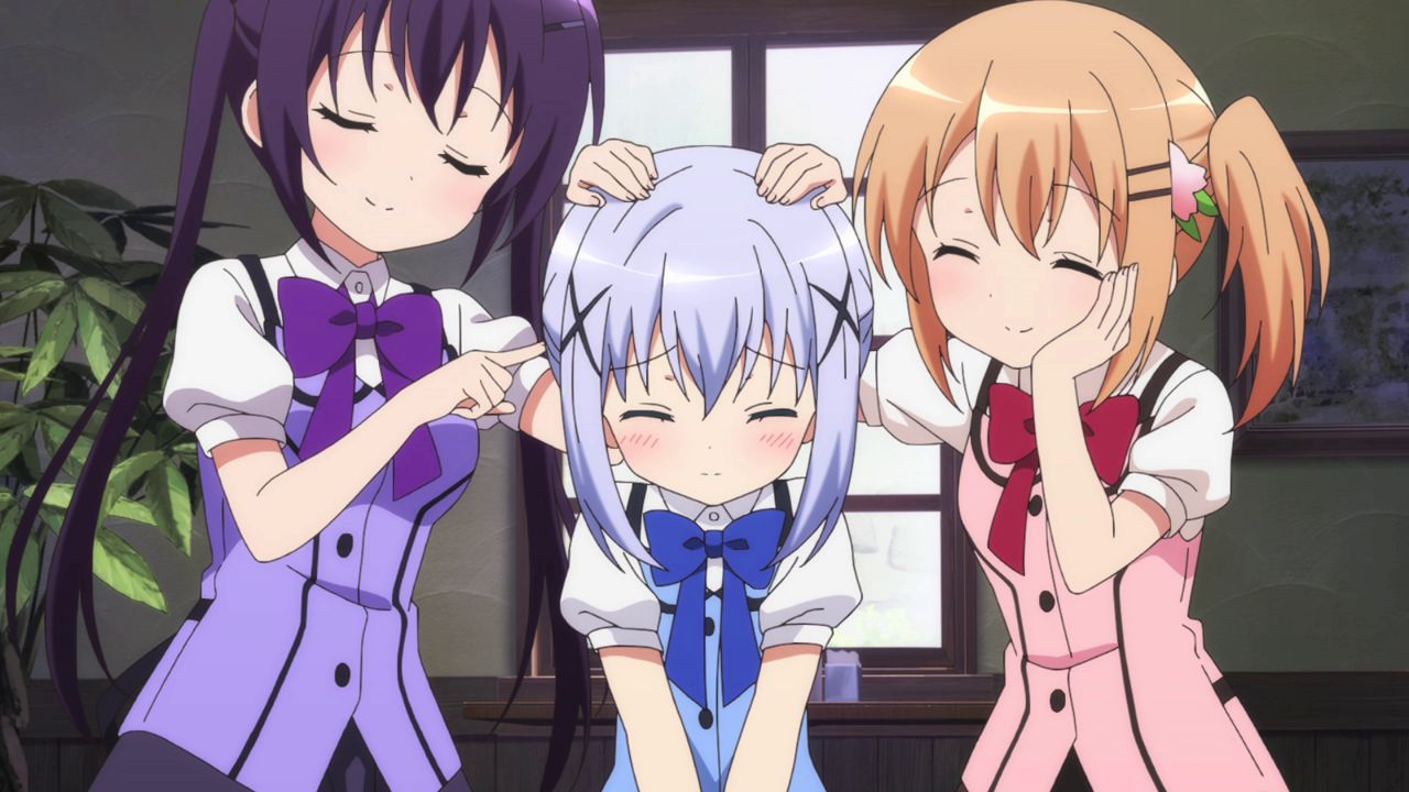 The ultimate headpat! [Gochuumon wa Usagi Desu ka? BLOOM] | Scrolller