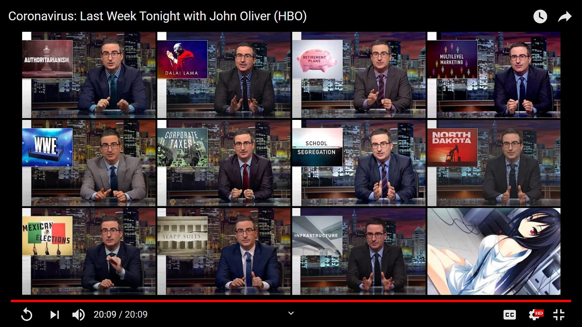 The various flavors of John Oliver | Scrolller