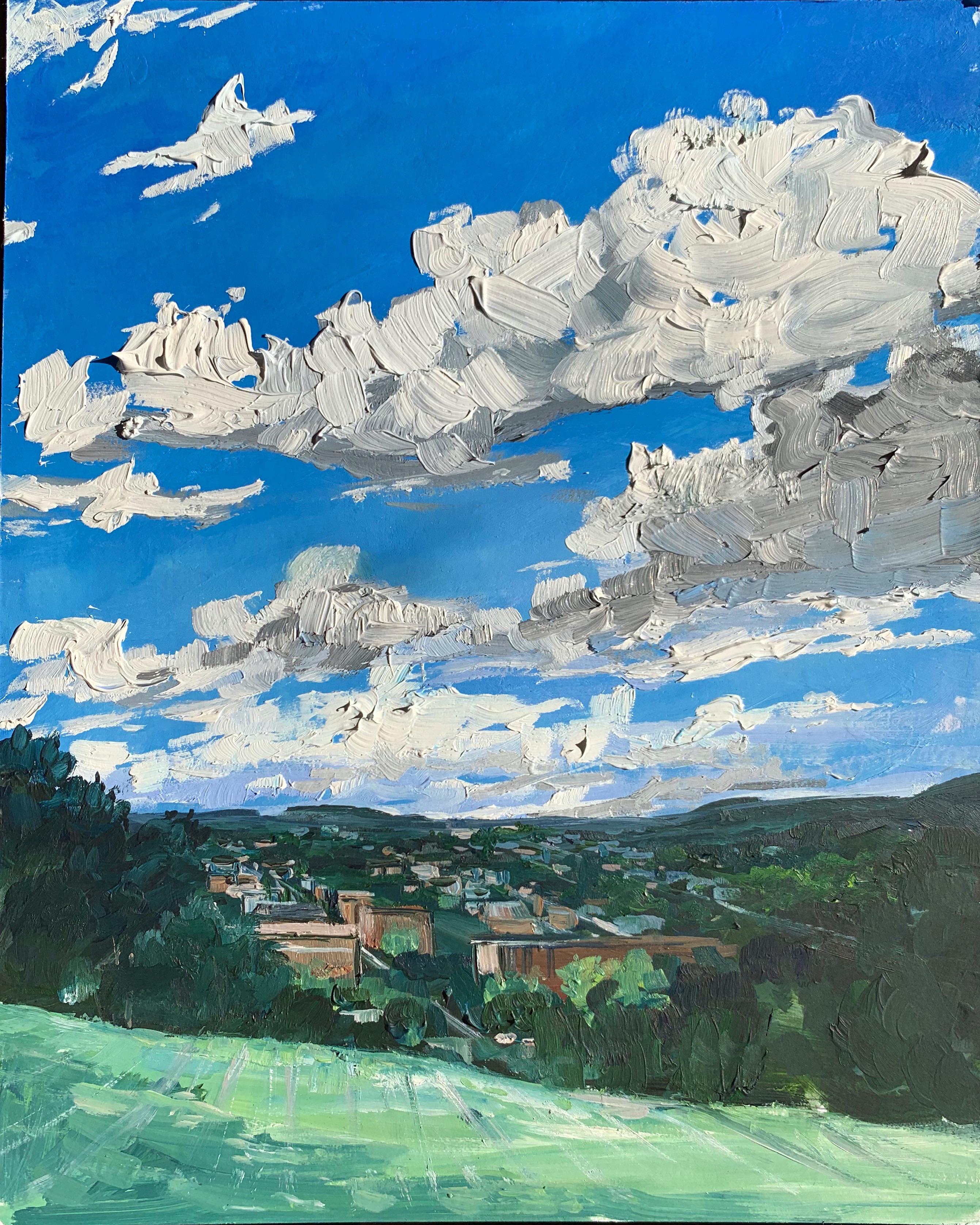 The View From Walnut Hill New Britain, CT 10x8” oil on board | Scrolller