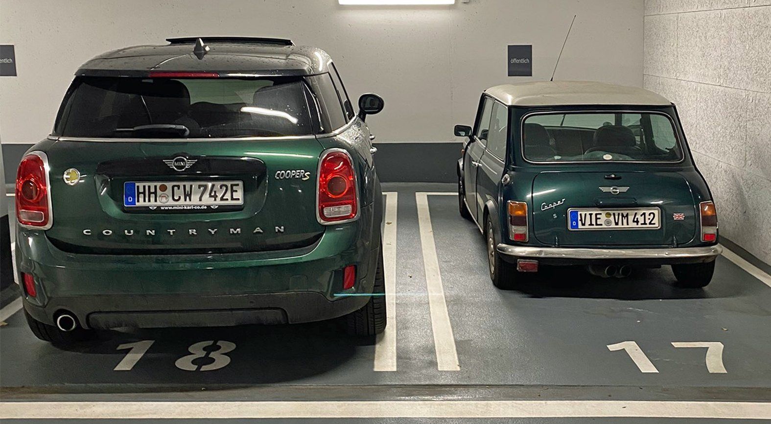 The virgin Mini Cooper vs the chad Countryman | Scrolller