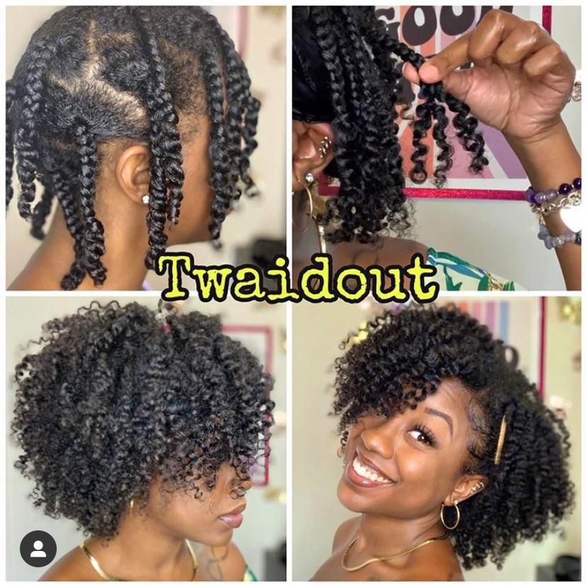 The volume and length of a braid out with the curly ends of a twist out?!?! Sounds like a win to ...