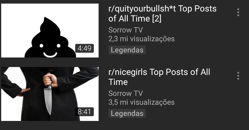 The way these thumbnails mach is perfect | Scrolller