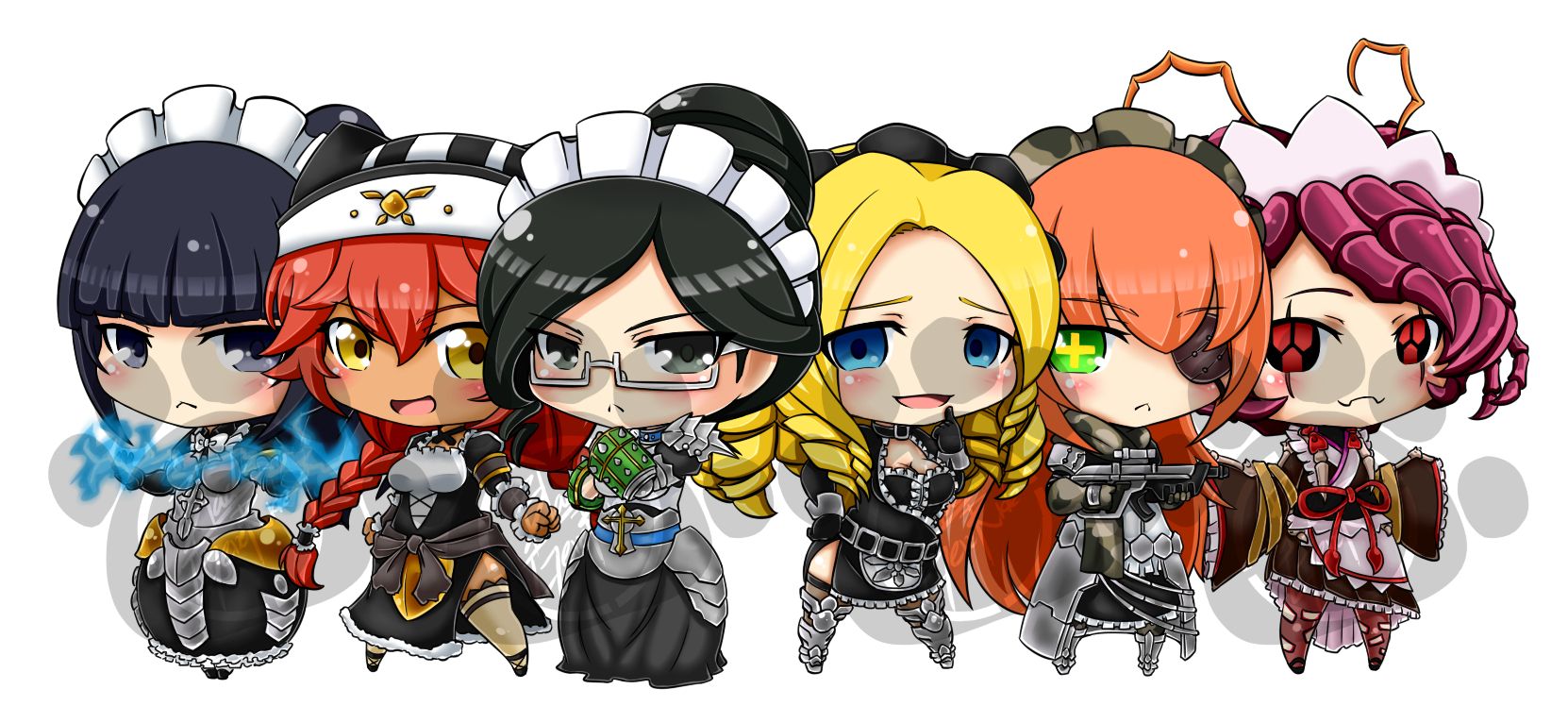 The Whole Gang in Chibi | Scrolller