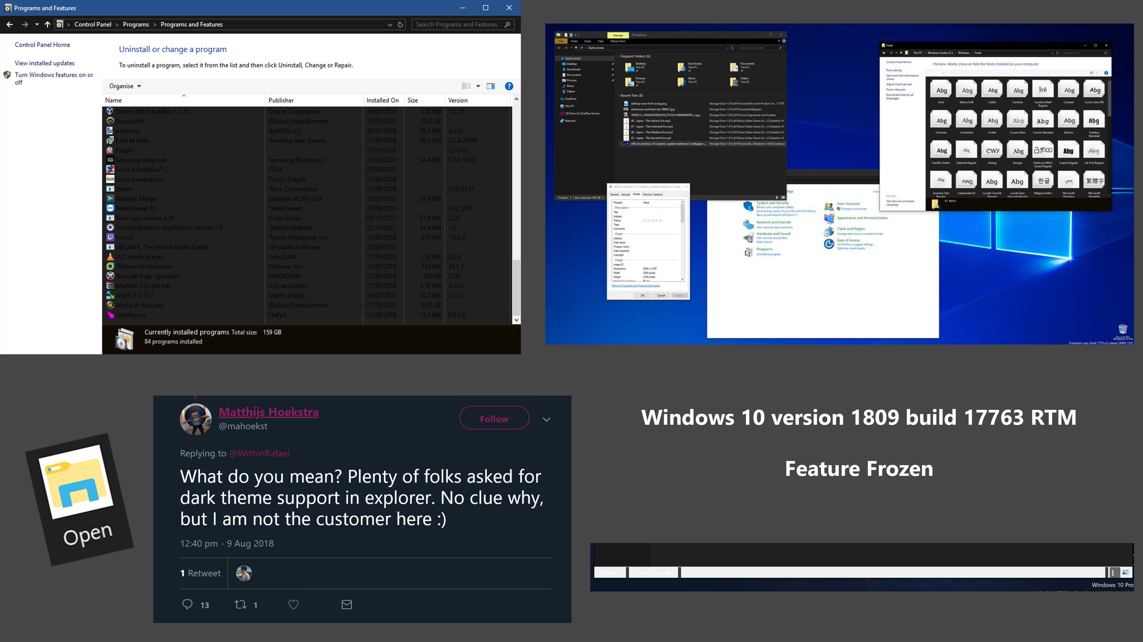 The Windows 10 Offical Dark Theme Starter Pack | Scrolller